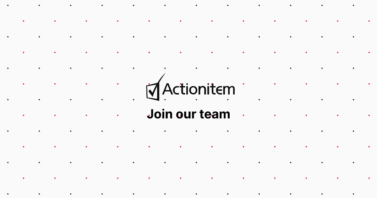Join our team | Action Item Solutions